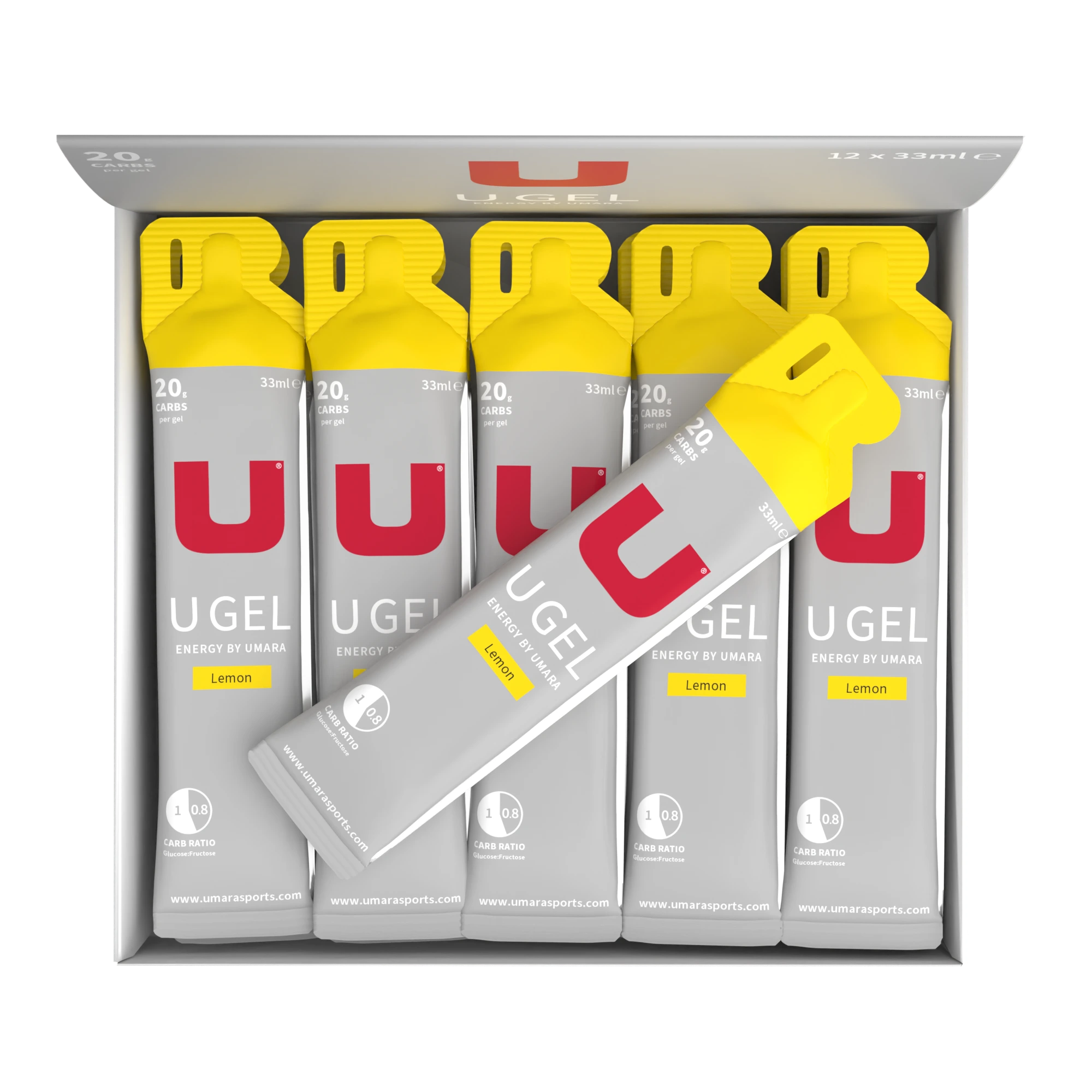 U Gel (20g Carbs), Liquid gel med 20g kolhydrater och samtliga ...