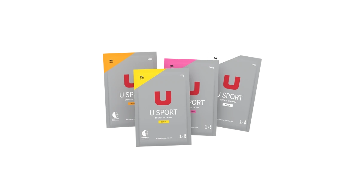 Sportdryckspaketet, Paket med 4 portionspåsar U Sport för att testa ...