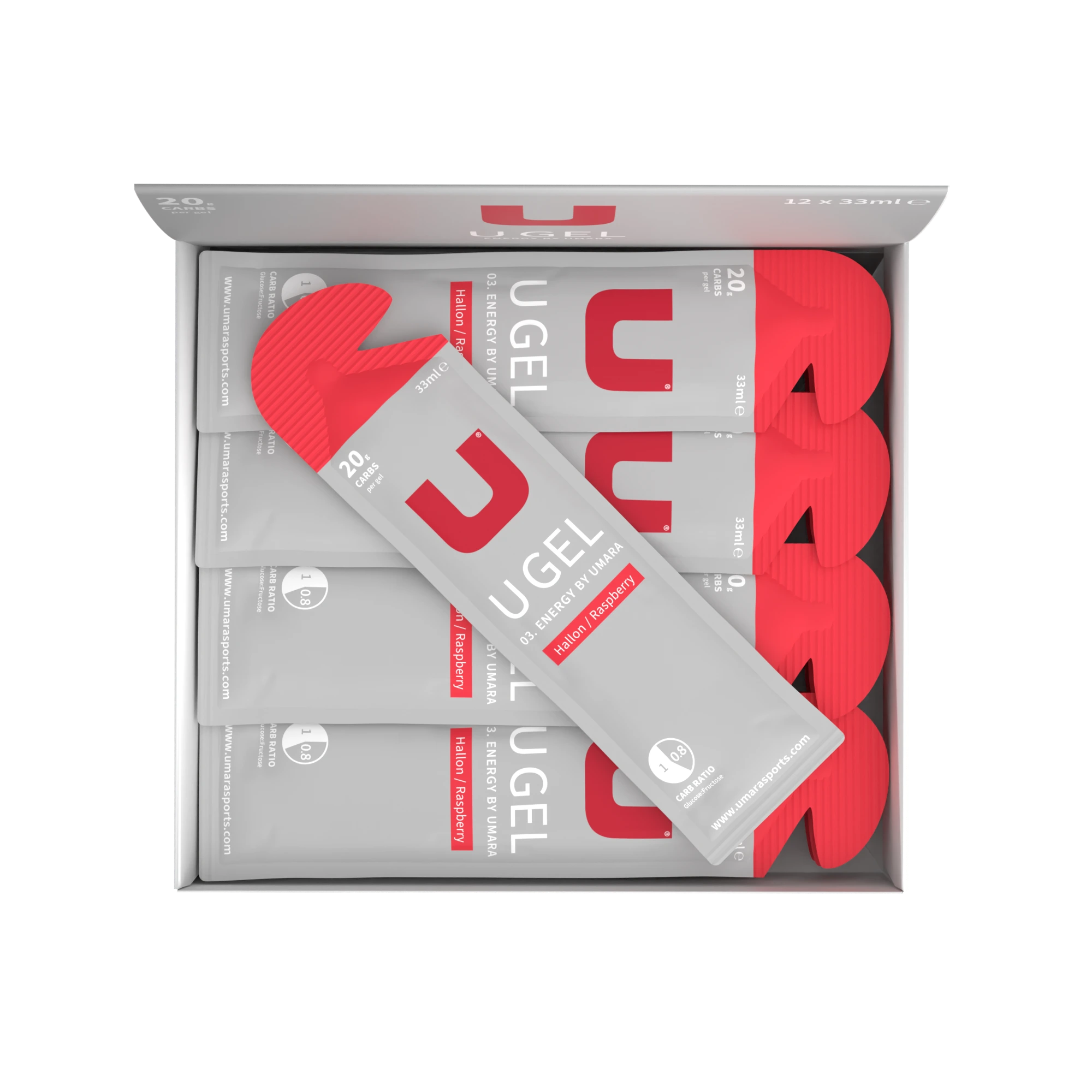 U Gel (20g Carbs), Liquid gel med 20g kolhydrater och samtliga ...